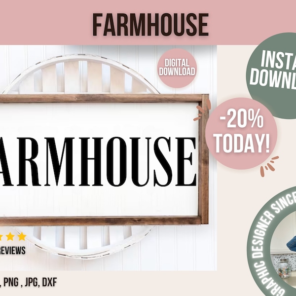 Farmhouse Letters - Etsy