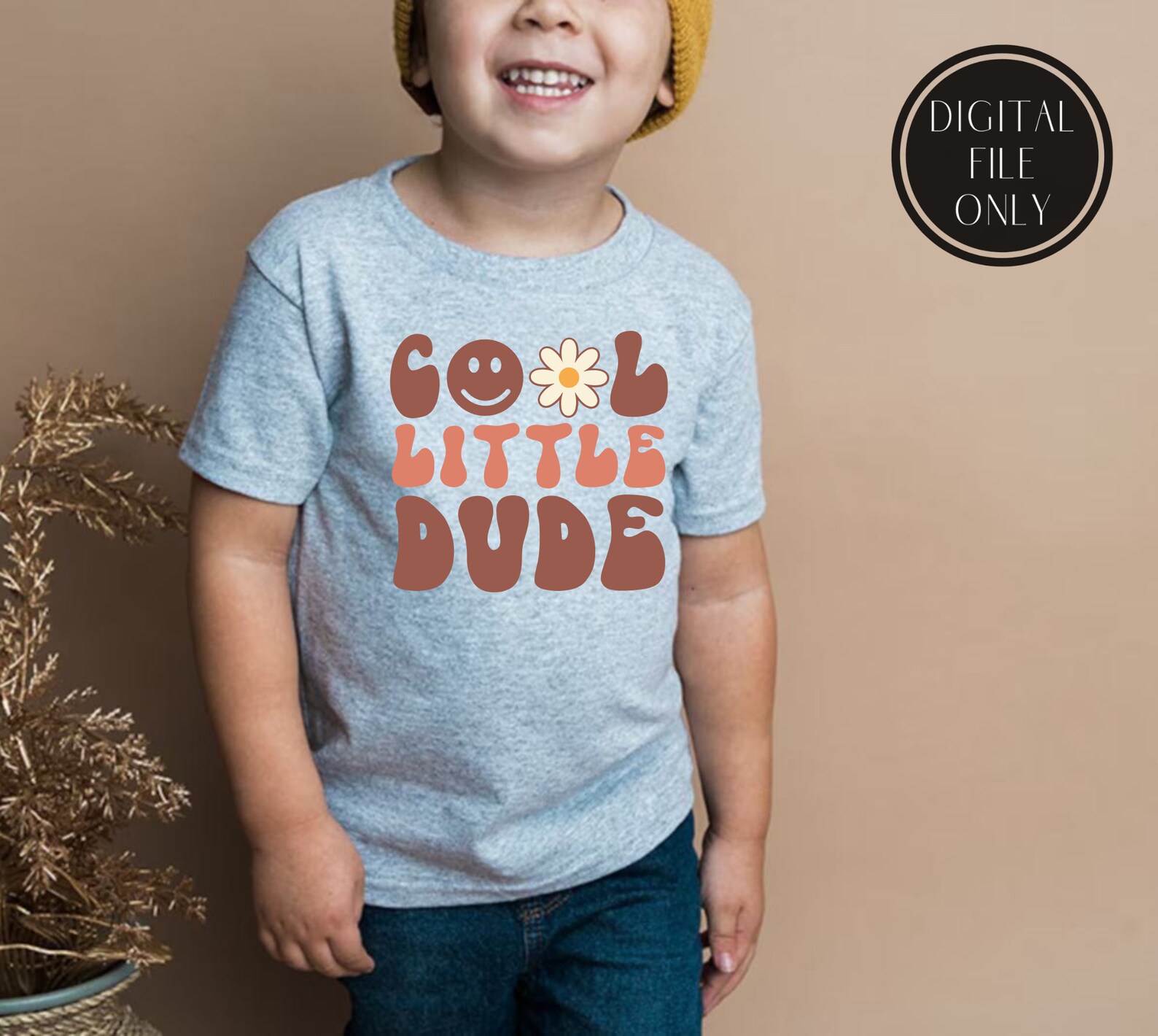 Cool Little Dude SVG, Boho Svg, Retro Svg, Toddler Svg, Boy Svg, Little ...