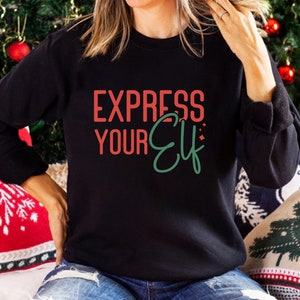 Express Your Elf Svg DXF and PNG Instant Download and - Etsy
