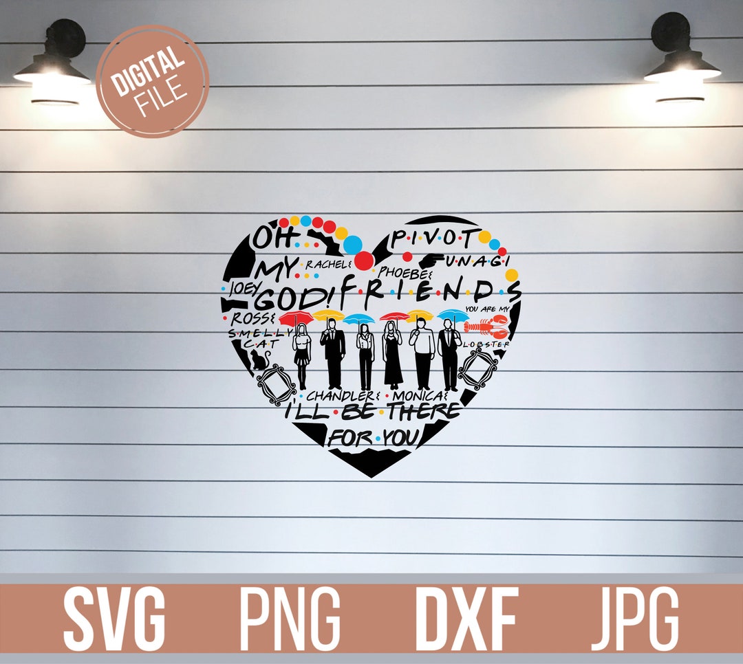 Friends TV Show Quote Svg Friends Svg Rachel Phoebe Monica - Etsy