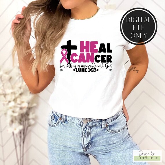 Heal Cancer Svg Christian Svg Religious Svg Fight for a - Etsy