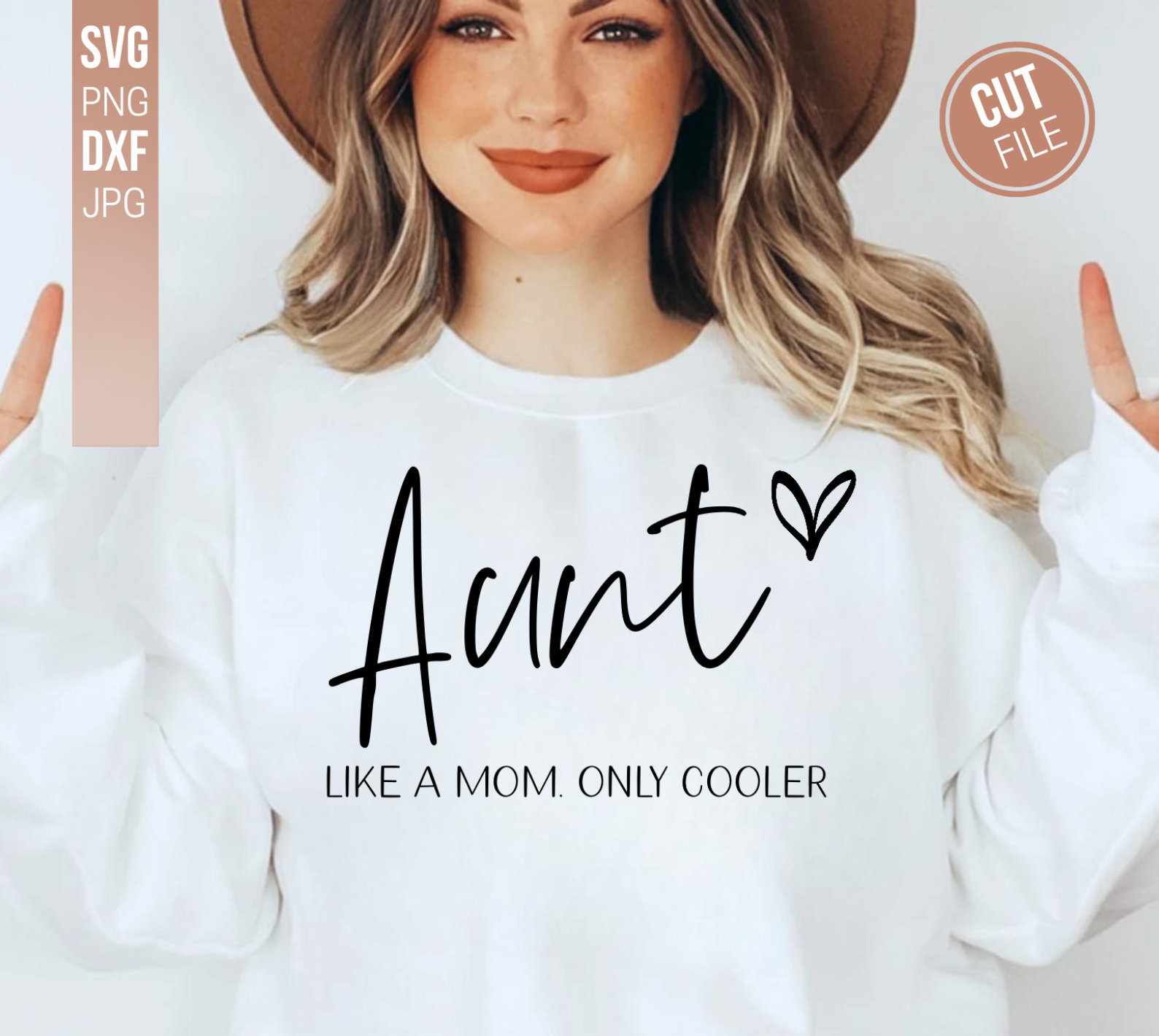 Aunt Svg Like a Mom Only Cooler BAE SVG Auntie Svg - Etsy Ireland