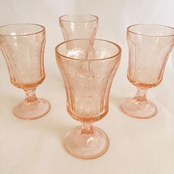 Pink Goblets Etsy