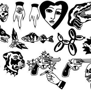 Tattoo Svg Old School Svg Tattoo Flash Svg Commercial Use Included - Etsy