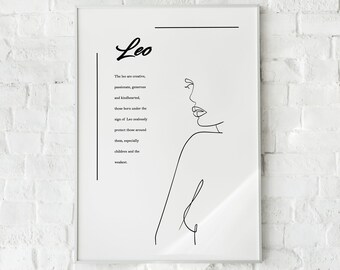 Leo Zodiac Body Art - Etsy