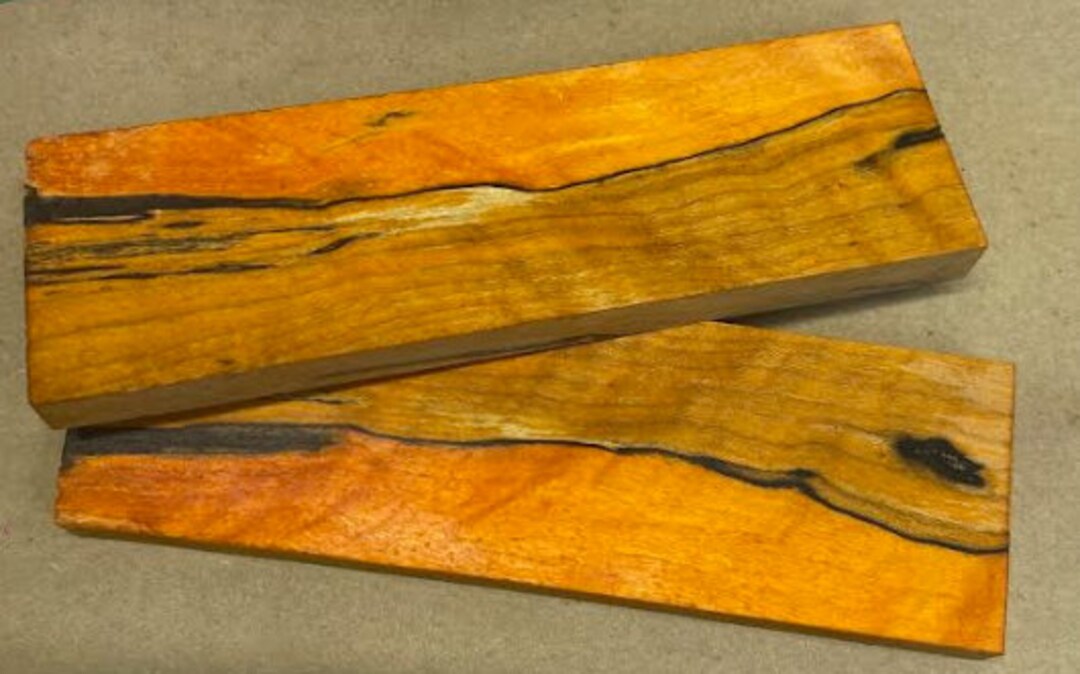 Stabilized Spalted Maple Knife Handle Scales 5/16 X 2 X 5.75 Q52 - Etsy