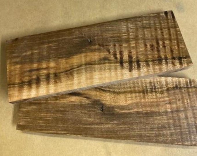 Stabilized Curly Maple Knife Handle Scales 3/8 X1 3/4 X 5 P24 - Etsy