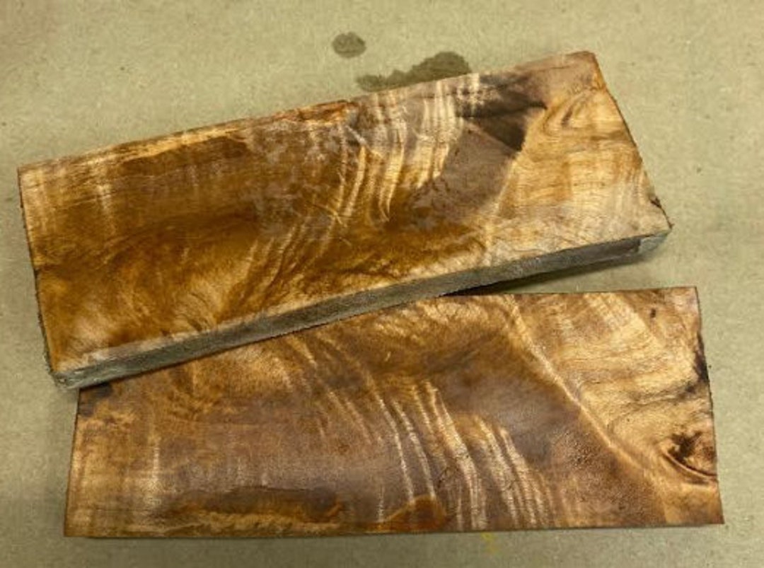 Stabilized Maple Knife Handle Scales 5/16 X2 X 5 Q53 - Etsy
