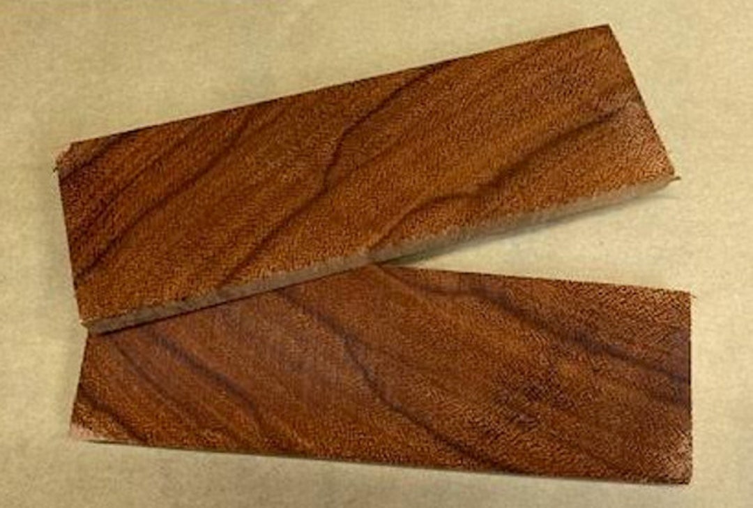 Red Zebrawood Knife Handle Scales 5/16 X 2 X 5.75 - Etsy