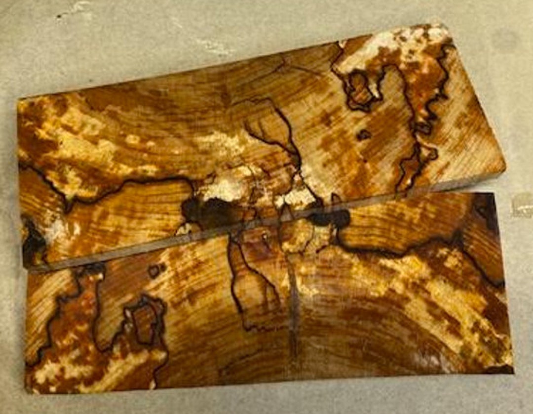 Stabilized Spalted Maple Knife Handle Scales 5/16 X 2 X 5.75 Hg3 - Etsy