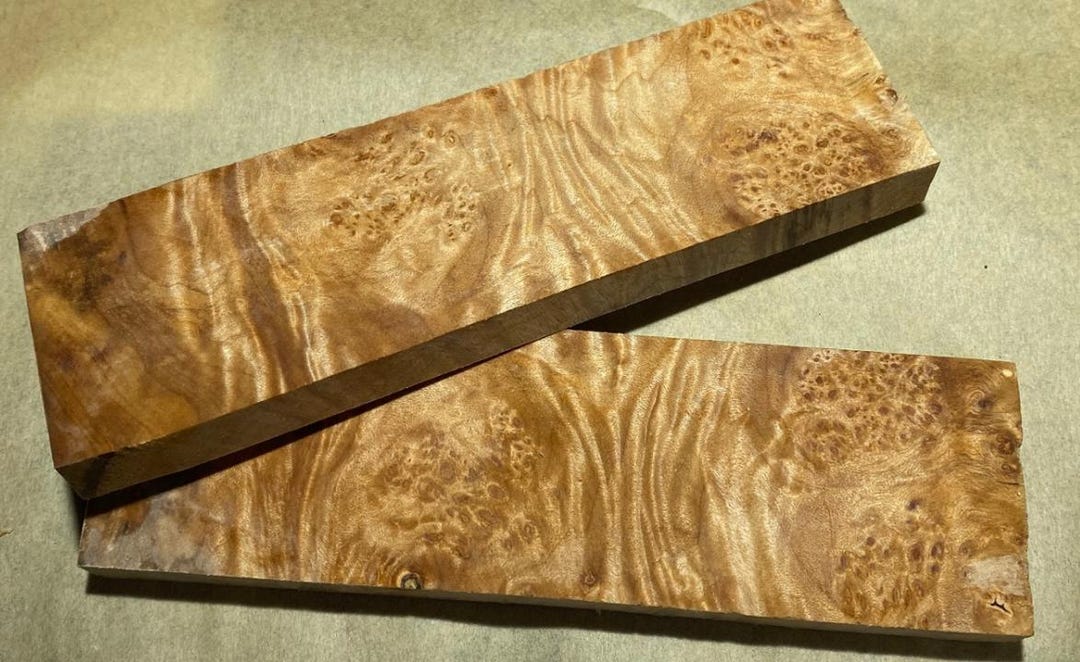 Stabilized Maple Knife Handle Scales 5/16 X1 3/4 X 53/4 S44 - Etsy