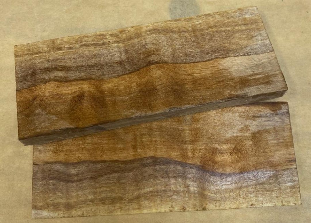 Stabilized Curly Maple Knife Handle Scales 3/8 X 2 X 5.5 K63 - Etsy