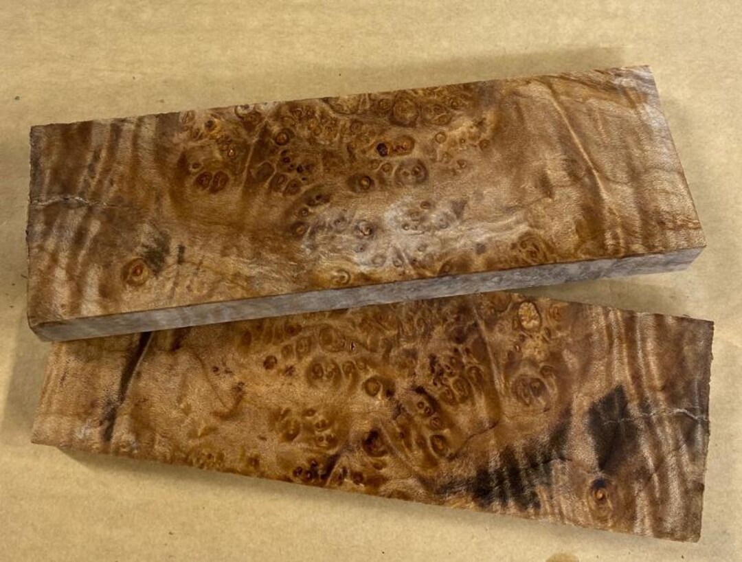Stabilized Maple Knife Handle Scales 3/8 X1 .875 X 6 J43 - Etsy