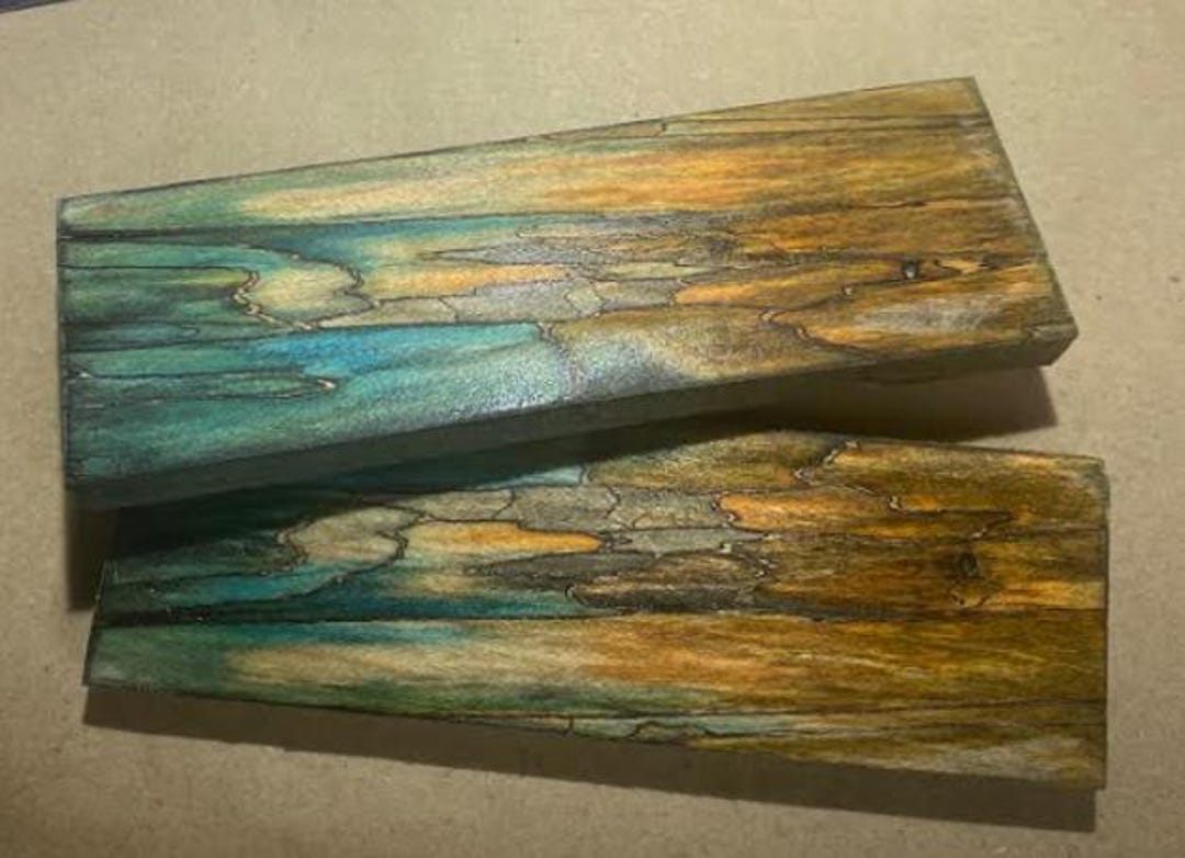 Stabilized Spalted Maple Knife Handle Scales 5/16 X 2 X 5.75 C134 - Etsy