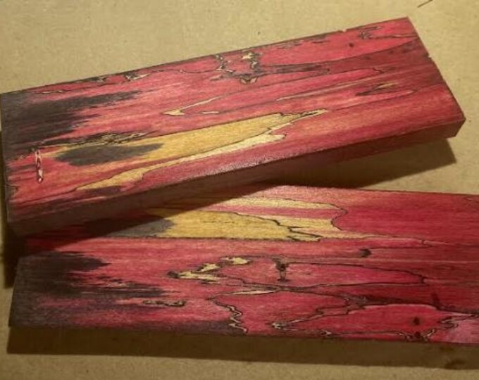 Stabilized Spalted Maple Knife Handle Scales 5/16 X 2 X 5.75 C138 - Etsy