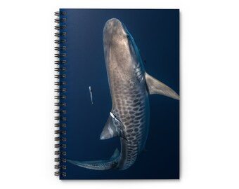 Floral Shark Spiral Notebook Ruled Line - Etsy