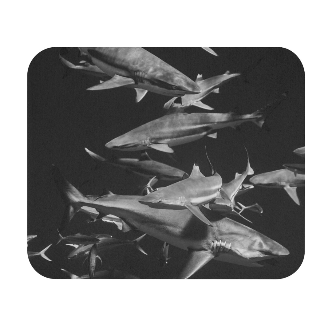 Shark Mayhem Mouse Pad (rectangle) - Etsy