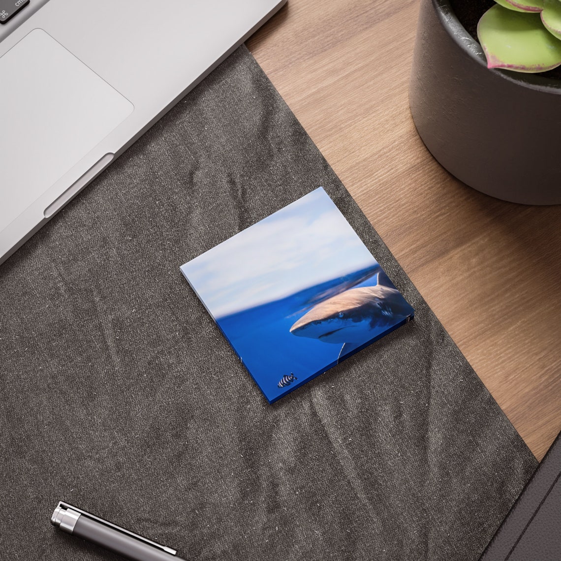 Oceanic White Tip Shark Post-it® Note Pads - Etsy