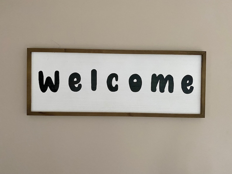 Welcome Sign - Etsy