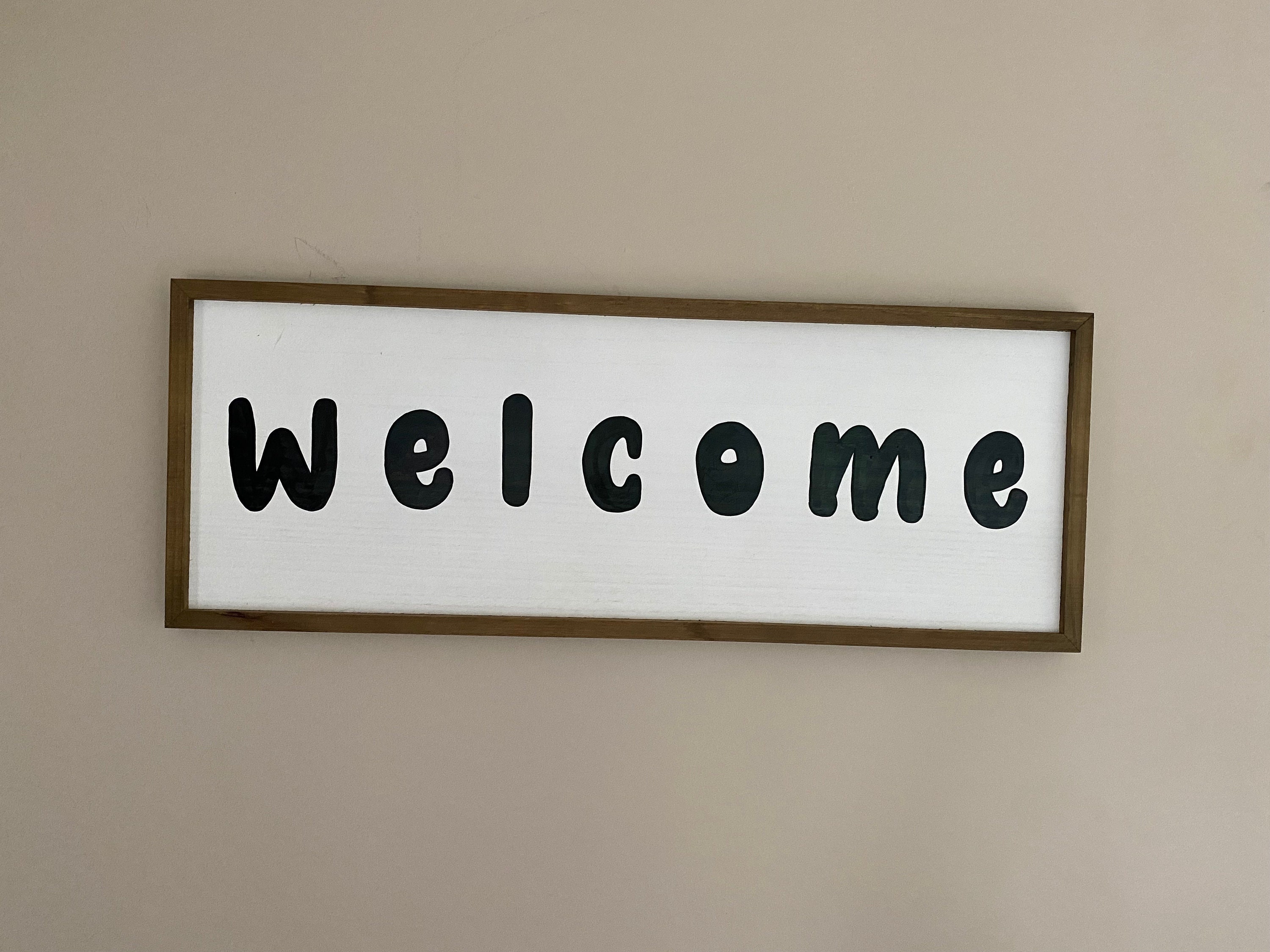 Welcome Sign - Etsy