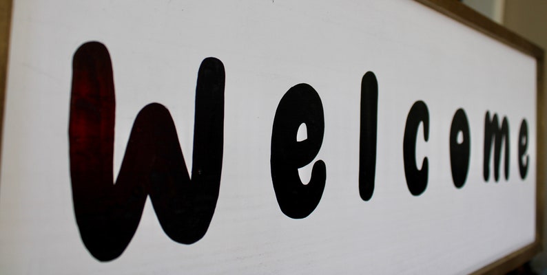 Welcome Sign - Etsy