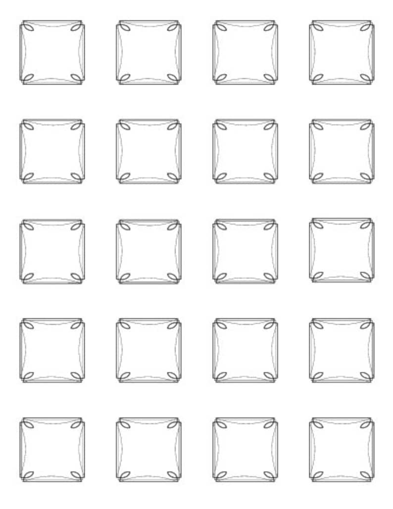 1.5" Square Spice Labels - 280 Printable + 20 Editable With Deco Border ...