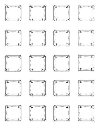 1.5" Square Spice Labels - 280 Printable + 20 Editable With Deco Border ...