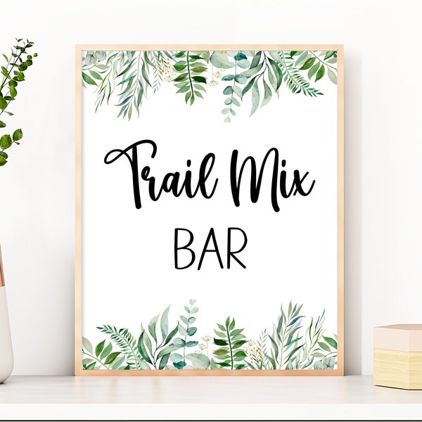 Trail Mix Sign - Etsy