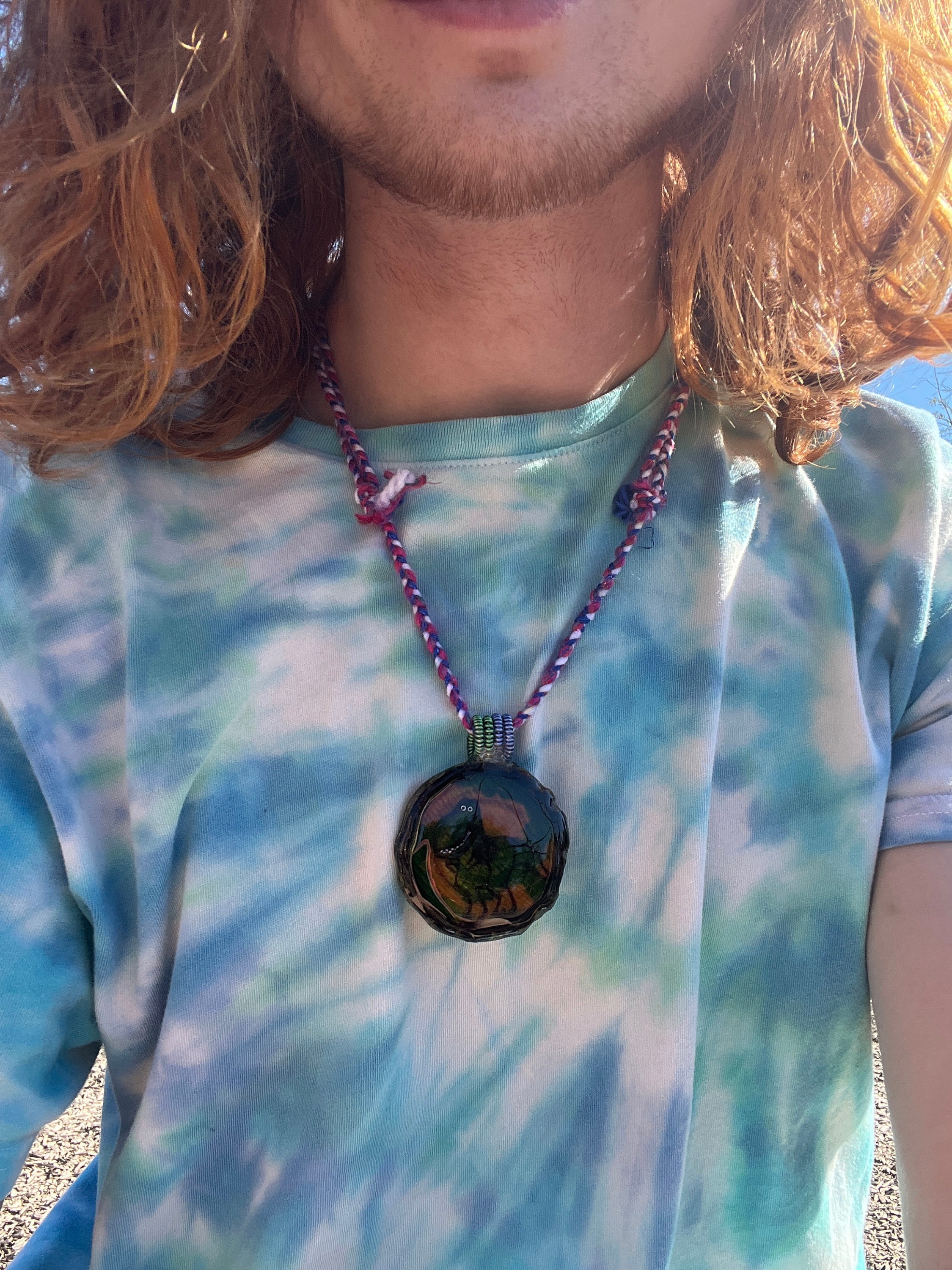 Curious George Astronaut X Rex Spiral Wooden Necklace - Etsy