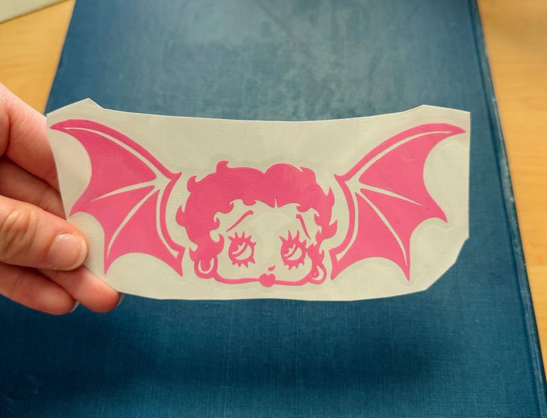 Boop Bat Vinyl Decal - Etsy