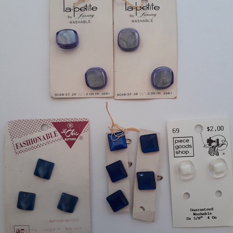 Square Buttons - Etsy