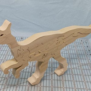 Lambeosaurus Wooden Standing Puzzle - Etsy