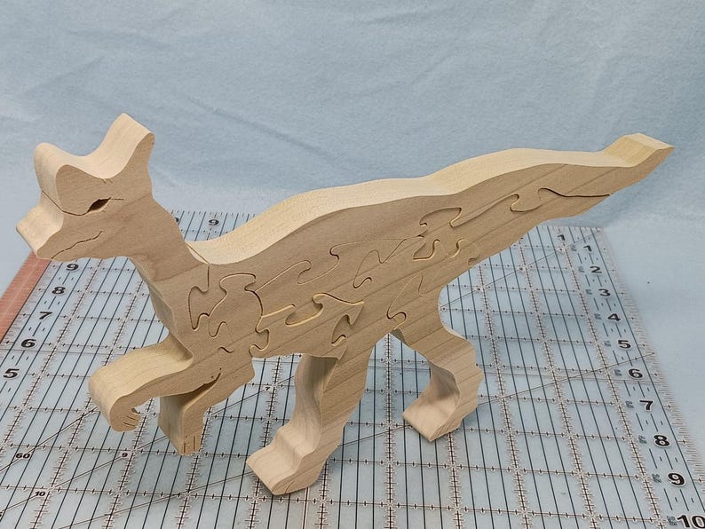 Lambeosaurus Wooden Standing Puzzle - Etsy