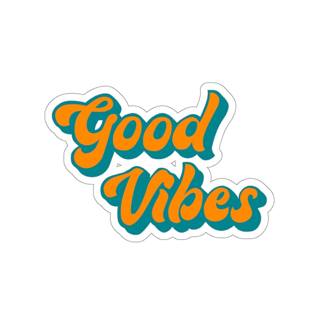 Good Vibes 5 Icon Sticker Bumper Sticker Millennial - Etsy