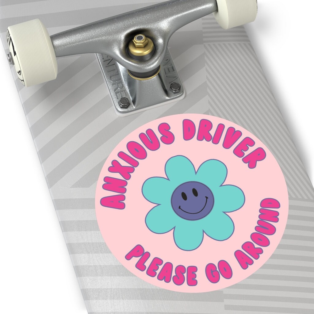 Anxious Driver Please Go Around 6 Round Circle Bumper - Etsy