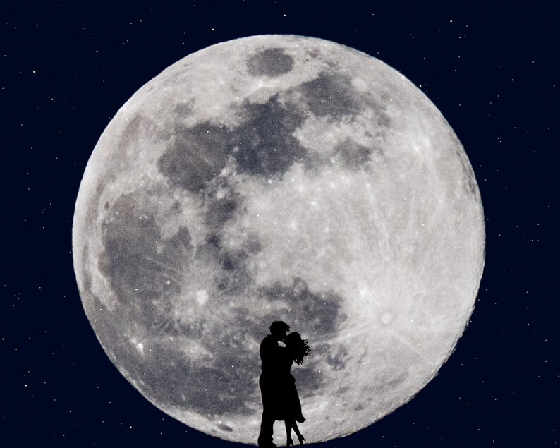 Premium Moon Overlays Digital Downloads , Overlays for All Moon Phases ...