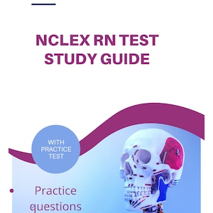 NCLEX RN STUDY Guide. Practice Test, Nclex Prep - Etsy