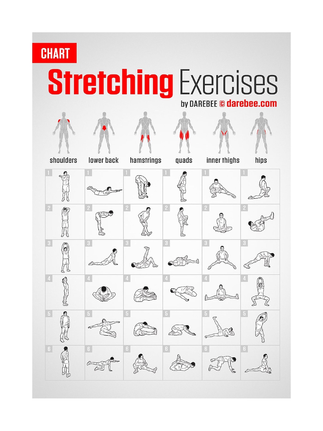 STRETCHING EXERCISES - Etsy