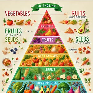 Plant Based Food Pyramid With Food List and 65 Plant Based Recipe Ebook ...