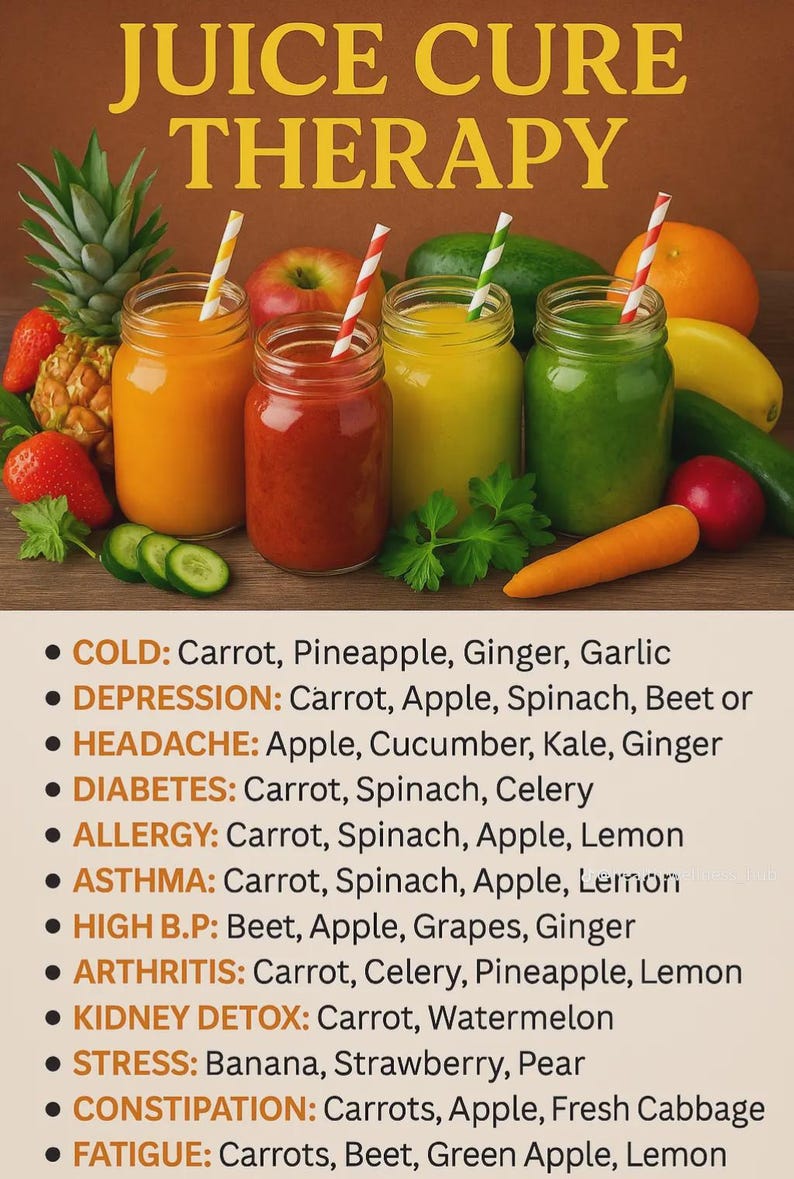 Juice Cure Therapy - Etsy