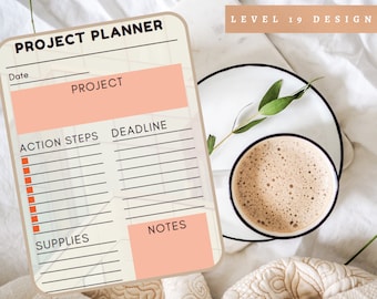 Project Planning, Digital Download, Project Initiation Template ...