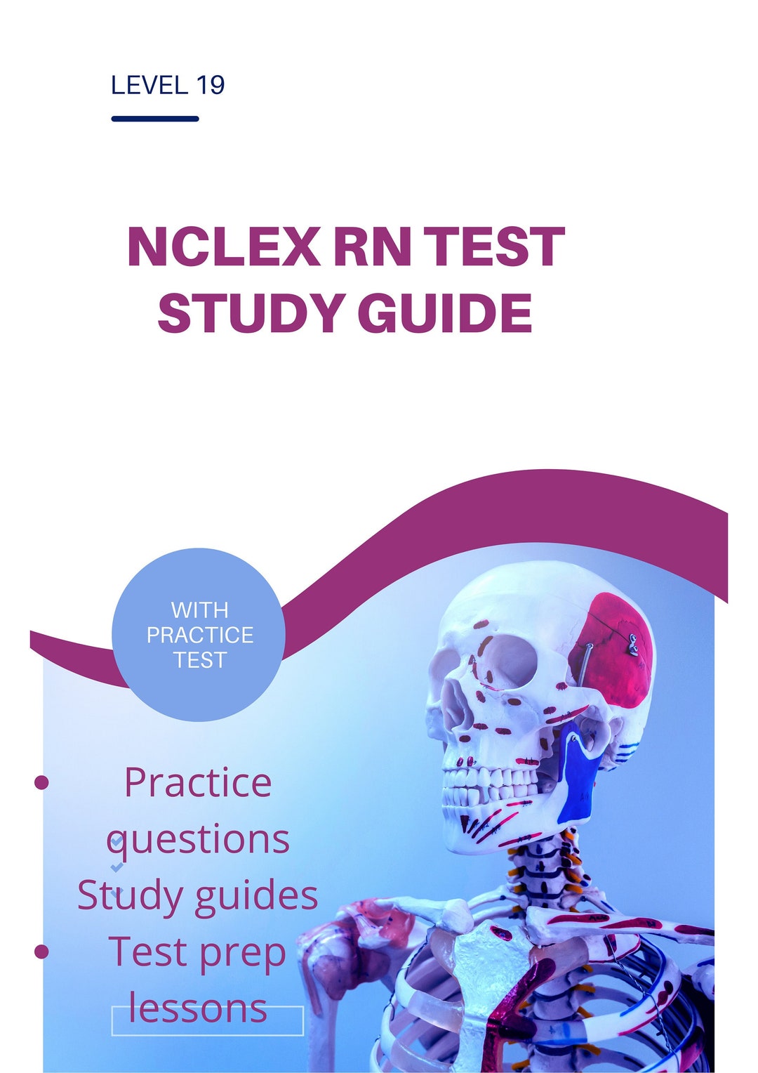 NCLEX RN STUDY Guide. Practice Test, Nclex Prep - Etsy