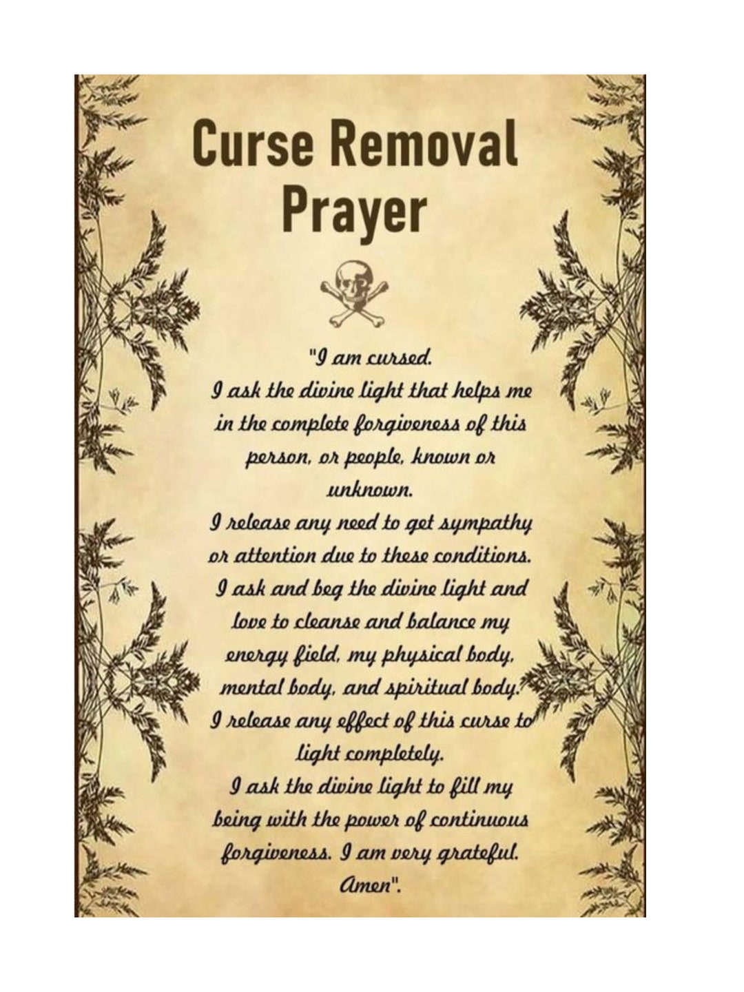 Curse Removal Prayer to Fight Spells and Witchcraft, Remove Demons ...