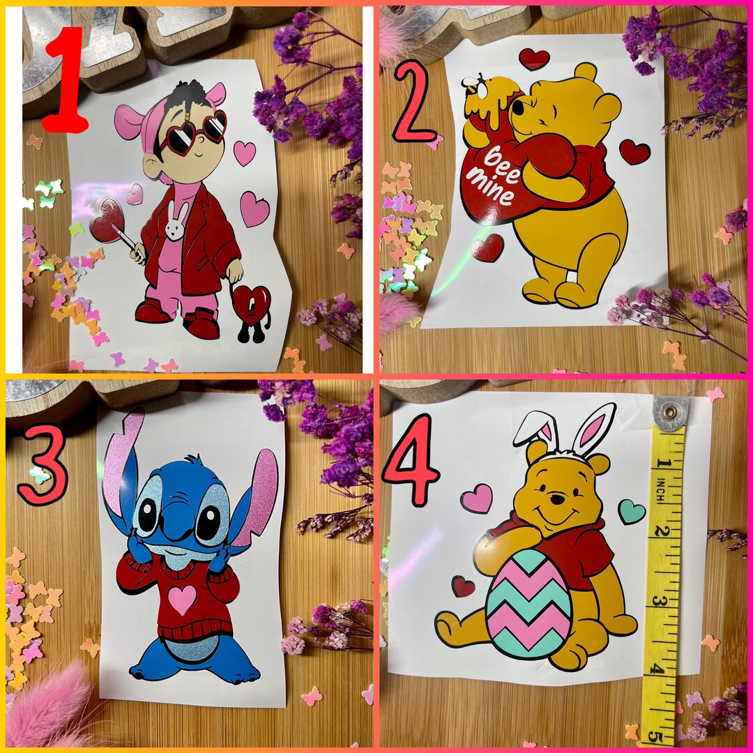 Characters Vinyl Decal stitch Vinyl Decal Disney Decal - Etsy