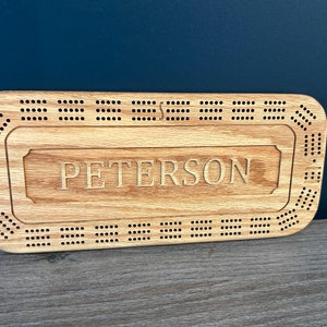Cribbage Board - Custom - With Peg Storage - Etsy