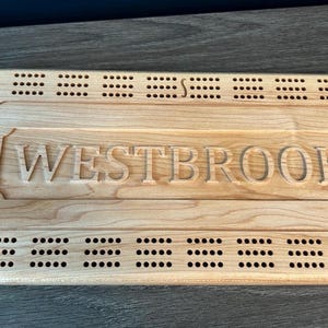 Cribbage Board - Custom - With Peg Storage - Etsy