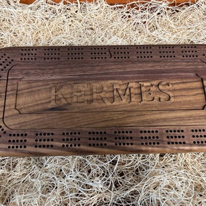 Cribbage Board Custom With Peg Storage - Etsy