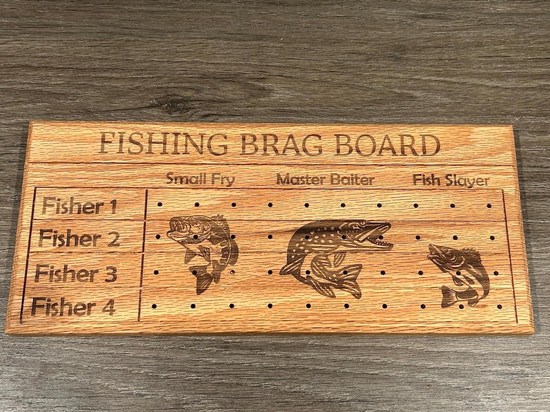 Fishing Brag Board, Fish House, Ice House, Ice Fishing - Etsy