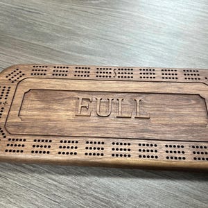 Cribbage Board - Custom - With Peg Storage - Etsy