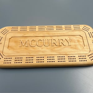 Cribbage Board - Custom - With Peg Storage - Etsy